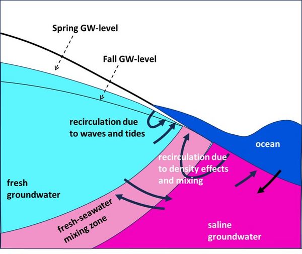 Submarine groundwater discharge - Coastal Wiki